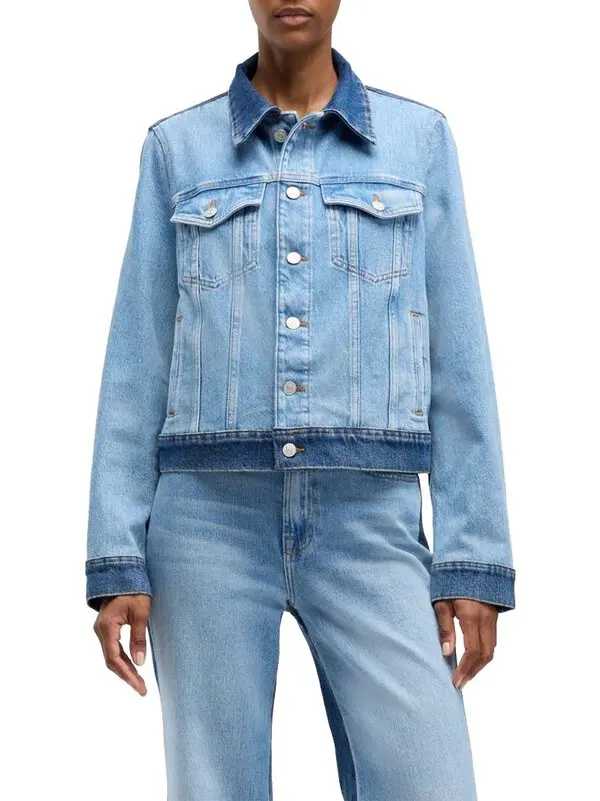 SEVEN Adi Crop Denim Trucker Jacket - Joker
