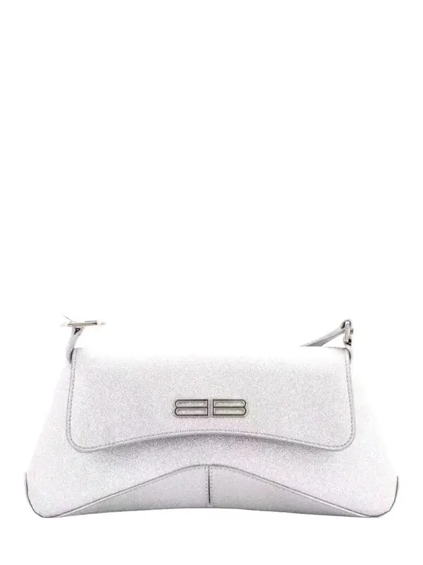 Balenciaga Xx Flap Street Shoulder Bag - Silver