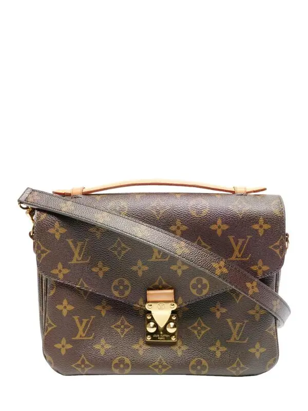 LOUIS VUITTON 2016 Metis Mm Monogram Shoulder Bag - Brown