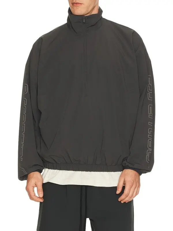 Fear Of God Half Zip Track Jacket - Iron Grey