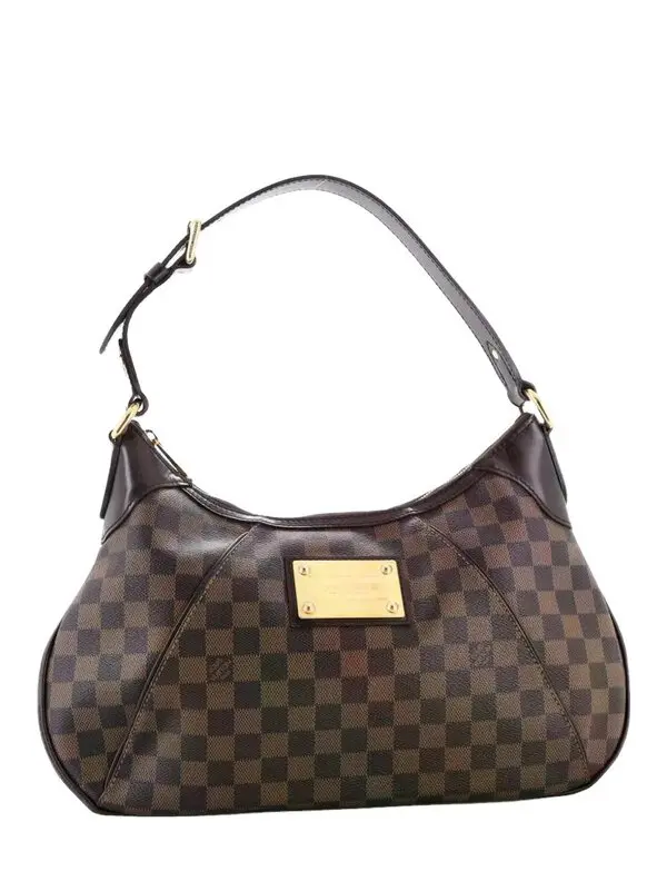 LOUIS VUITTON Thames Handbag Damier Gm Hobo Bag - Brown