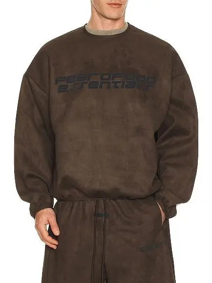 Fear Of God Modern Crewneck Sweatshirt - Brown