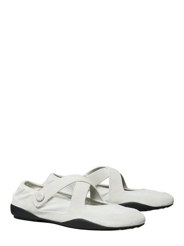 Tory Burch Romy Sport Mary Janes - White