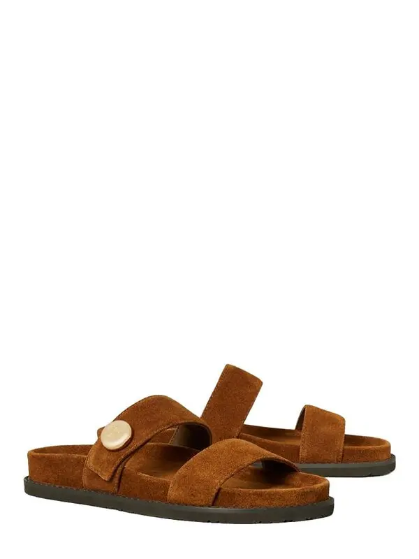 Tory Burch Slide Sandal - Cognac