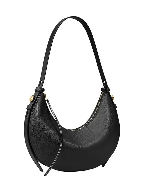 Tory Burch Romy Half Moon Bag - Black