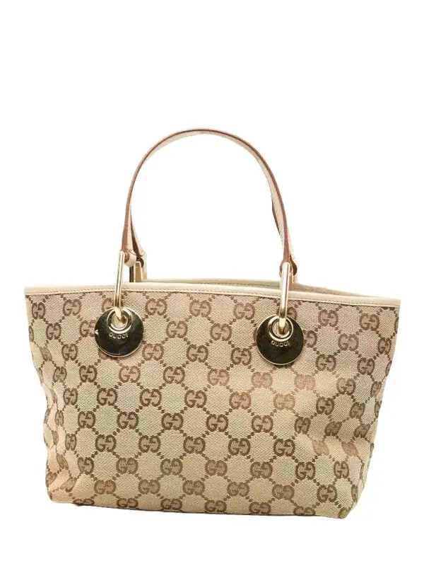 Gucci Gg Canvas Eclipse Handbag - Brown