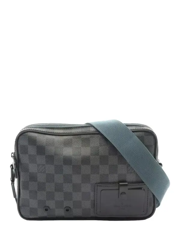 LOUIS VUITTON 2019 Damier Graphite Alpha Messenger Bag - Black