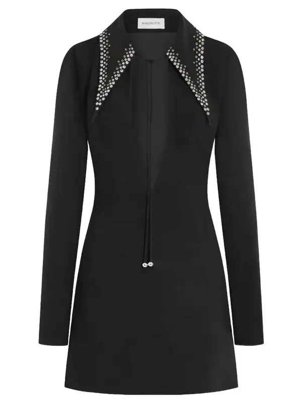 16Arlington Imre Embellished Mini Dress - Black