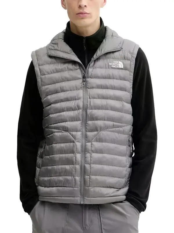 The North Face Logo Quilted Jacket - Grey