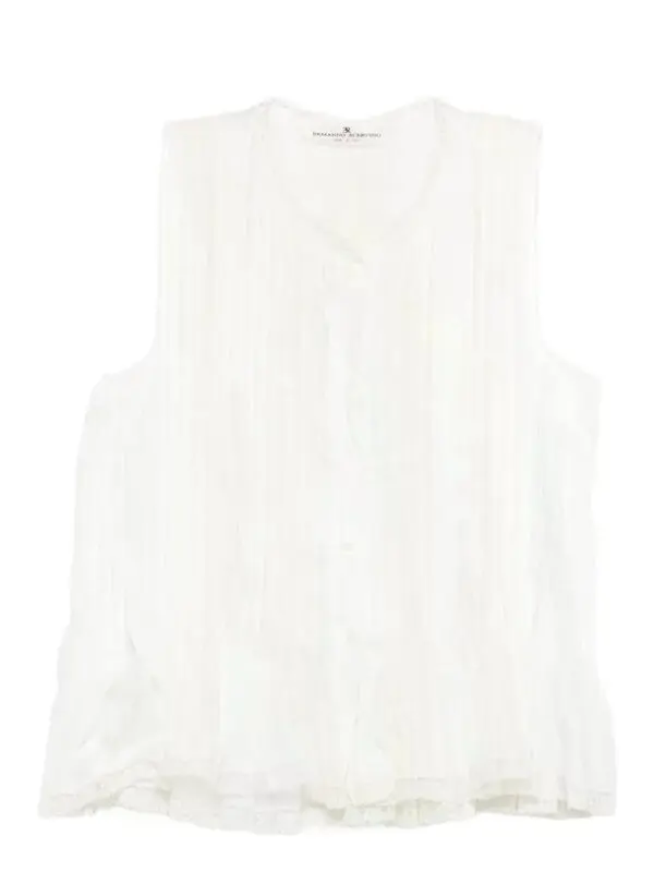 Ermanno Scervino Lace-detail Blouse - White