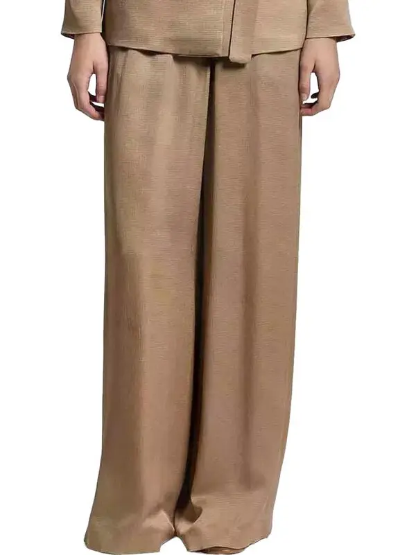 Peserico Elasticated-waistband Trousers - Gold
