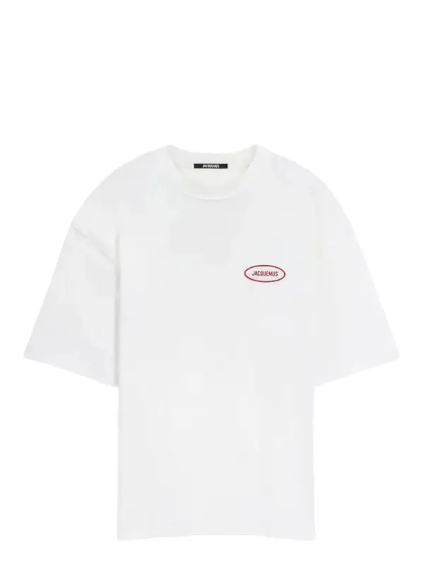 Jacquemus Crew-neck Embroidered T-shirt - White