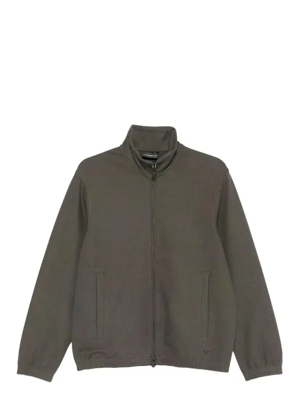 Emporio Armani Zip Pocket Jacket - Brown