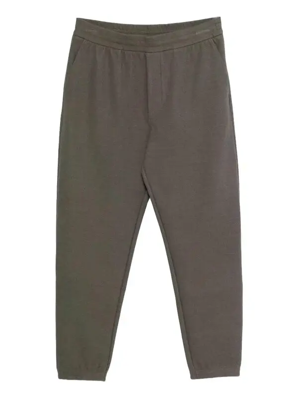 Emporio Armani Textured Track Pants - Grey
