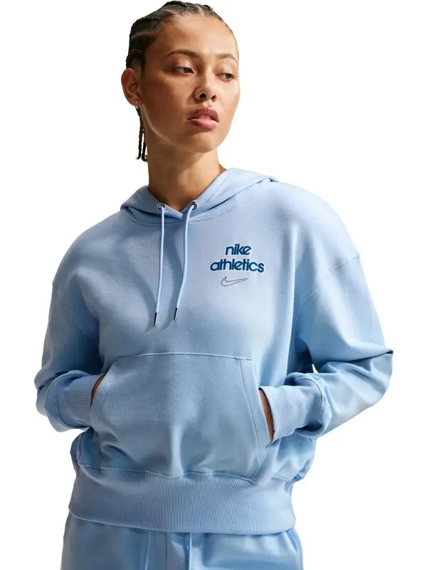 Nike Sportswear Phoenix Fleece Pull-over Hoodie - Blue