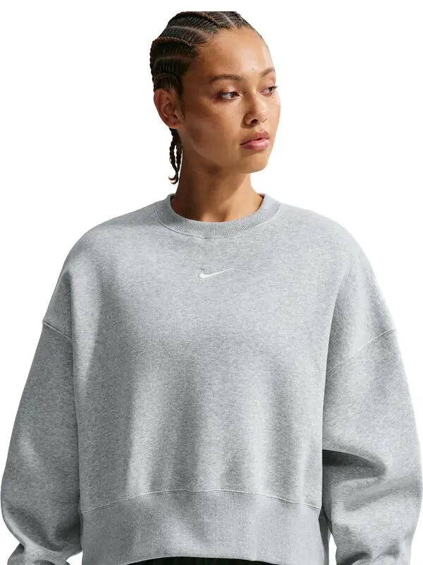 Nike Sportswear Phoenix Fleece Over-oversized Crew-neck Sweatshirt - Grey