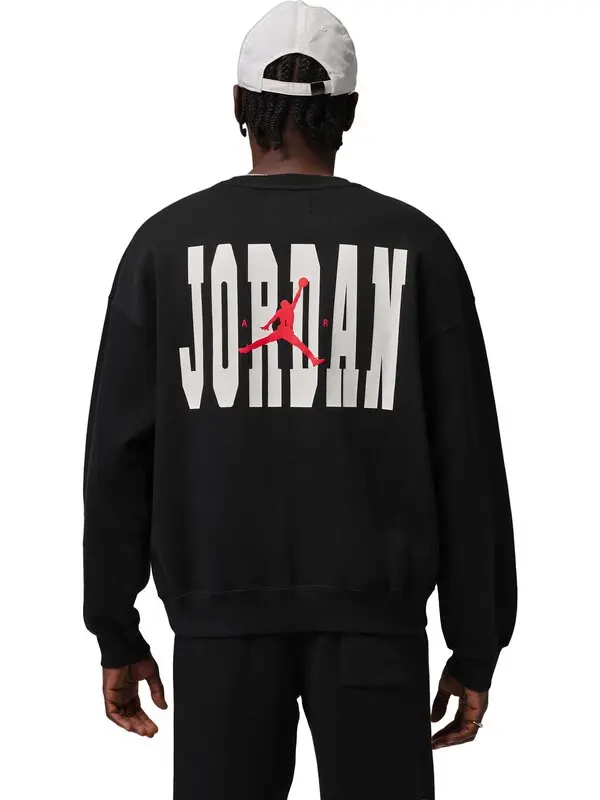 JORDAN Crew-neck Sweatshirt - Black