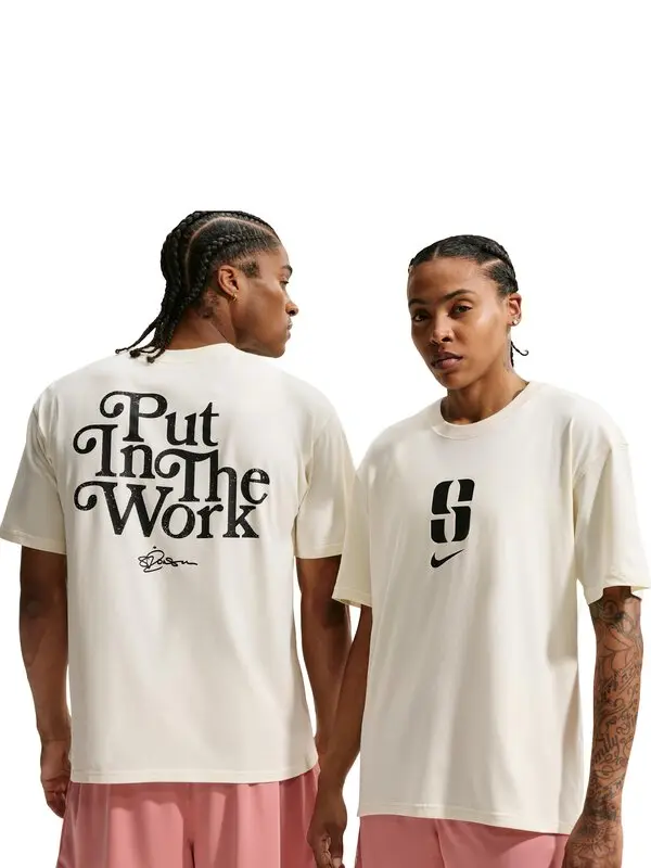 Nike Sabrina "put In Work" Dri-fit Basketball T-shirt - White
