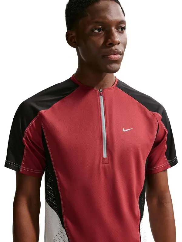Nike Retro Dr-fit Short-sleeve Running Top - Red