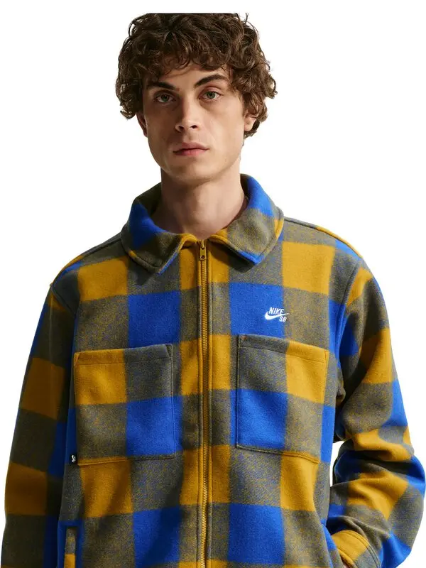 Nike Essential Skate Shirt Jacket - Blue