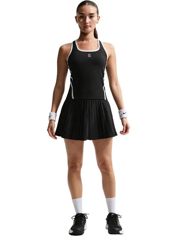 Nike Victory Dri-fit High-waisted Tennis Skirt - Black