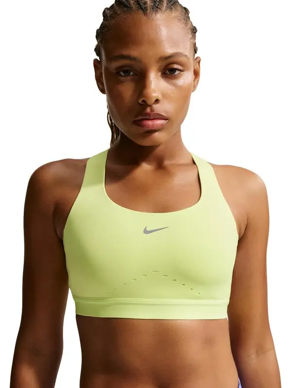 Nike Swift High-support Lightly Lined Sports Bra - Yellow