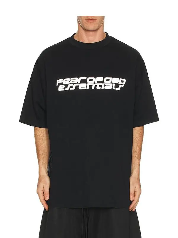 Fear Of God 90's Short Sleeve Tee In . Also - Black