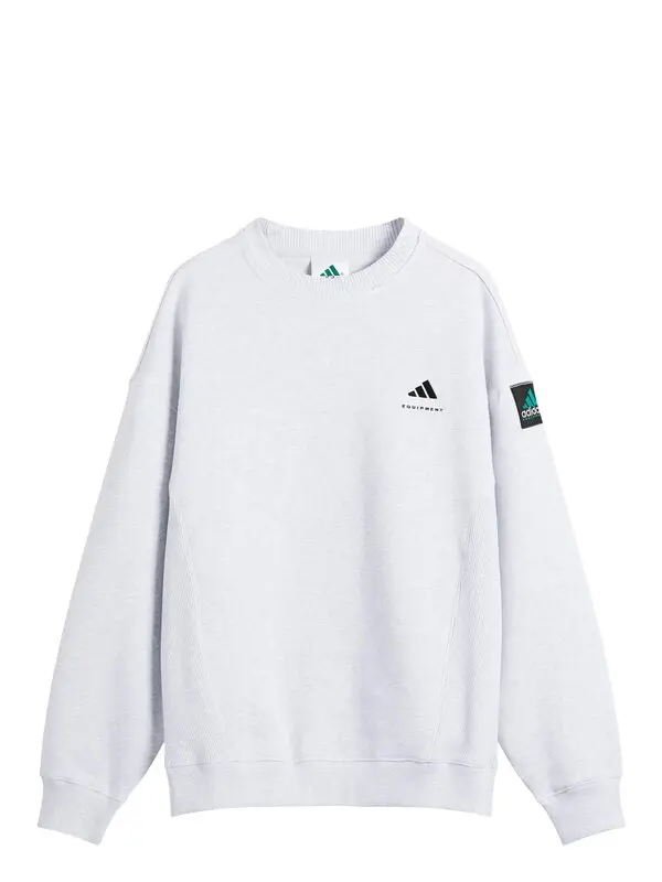Adidas Eqt Crew Sweatshirt - Light Grey Heather