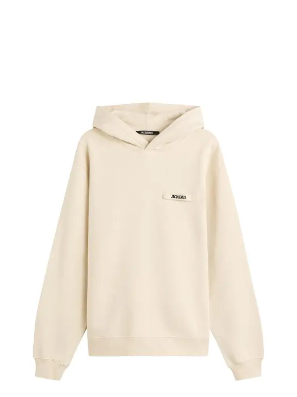 Jacquemus Gros Grain Hoodie - Beige