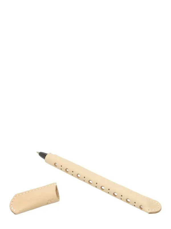 HENDER SCHEME Leather Pen - Natural