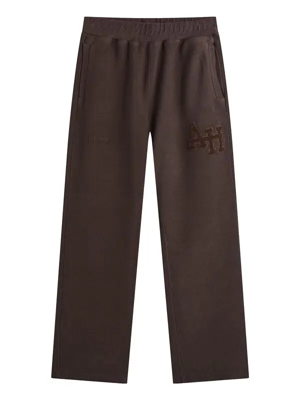 ANNIE HOOD Inside Out College Straight Joggers - Washed Brown