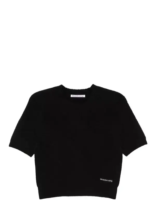 Alexander Wang Short Sleeve Top - Black
