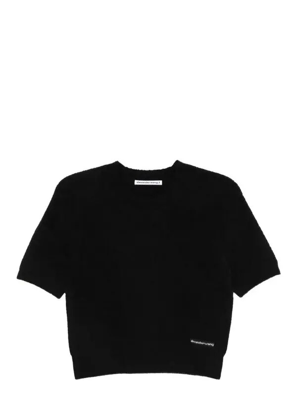 Alexander Wang Short Sleeve Top - Black