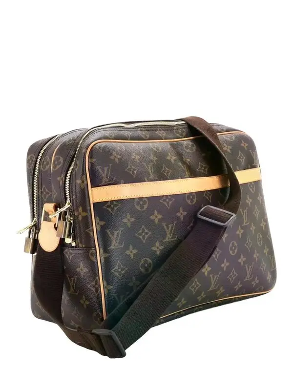 LOUIS VUITTON Reporter Bag Monogram Canvas Gm - Brown