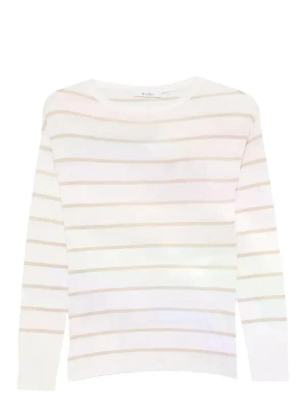 Max Mara Striped T-shirt - Neutrals