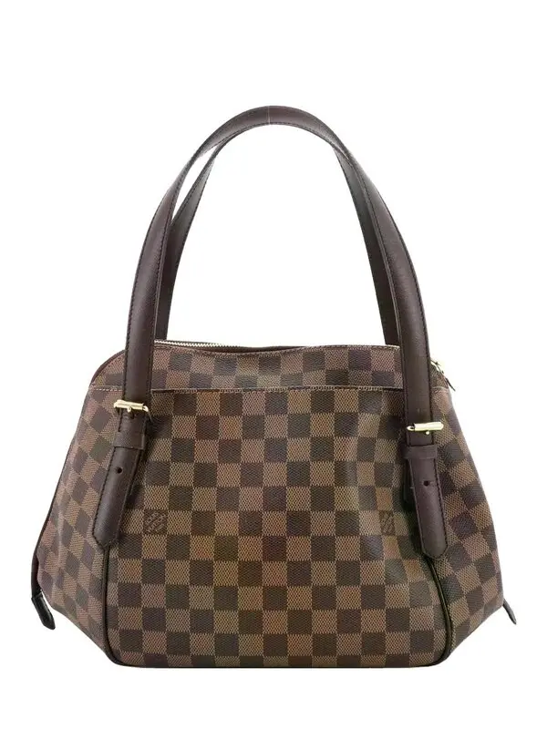 LOUIS VUITTON Belem Handbag Damier Mm - Brown