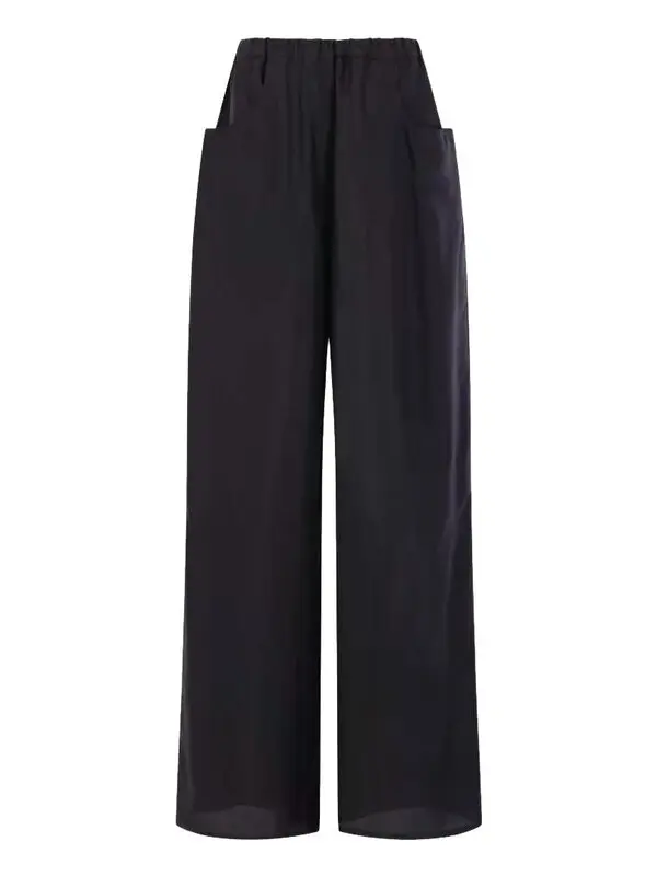 Ter Et Bantine Wide-leg Elasticated Trousers - Black