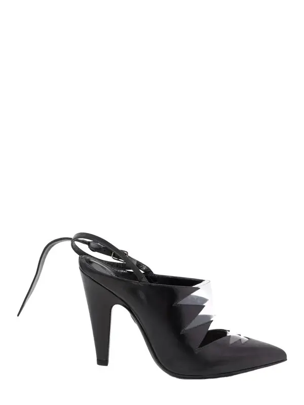 Calvin Klein Kai 105 Cutout Leather Pumps - Black