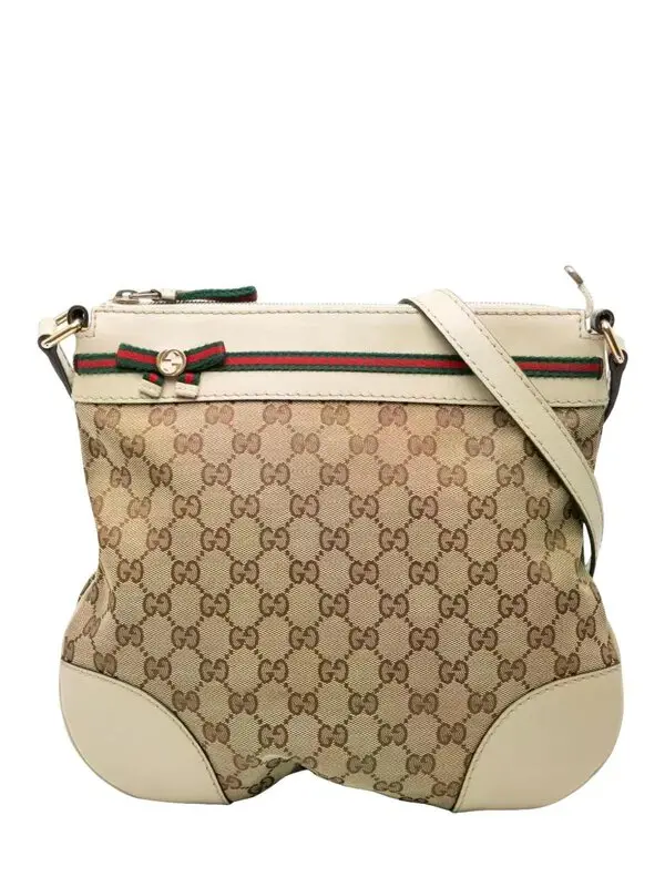 Gucci Gg Canvas Mayfair Crossbody Bag - Brown