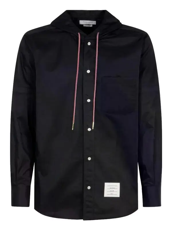 Thom Browne Hooded Jacket - Blue