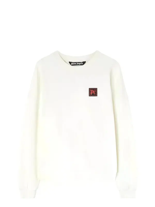 Palm Angels Paxhaas Crew-neck Sweatshirt - White