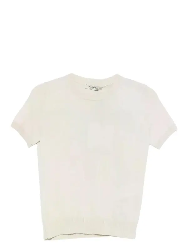 Max Mara Short-sleeve Sweater - Neutrals