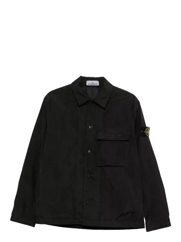 Stone Island Compass-badge Shirt - Black