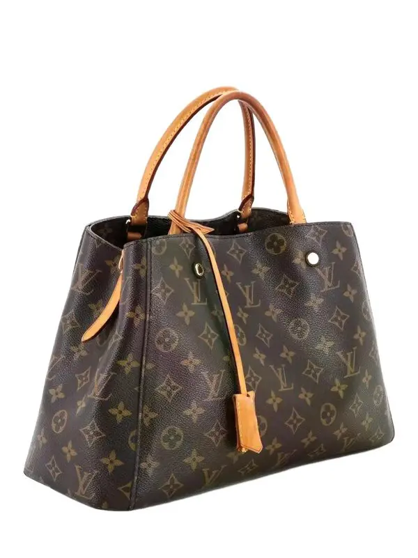 LOUIS VUITTON Montaigne Monogram Canvas Mm Tote Bag - Brown
