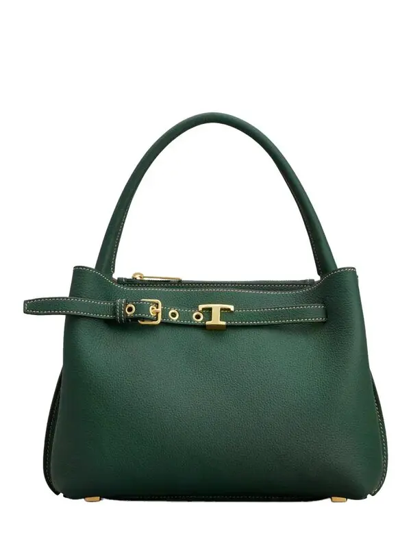 TOD'S Mini Leather Tote - Green
