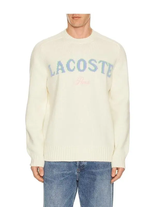 Lacoste Logo Pullover Sweater - Lapland & Delphinium