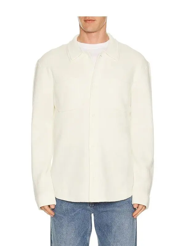 Paige Mason Sweater Shirt In Ivory - Cream Tusk