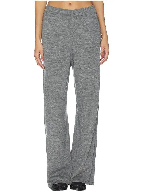 ANINE BING Adley Pant - Medium Heather Grey