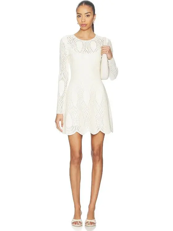 Alexis Vienna Knit Mini Dress - Ivory