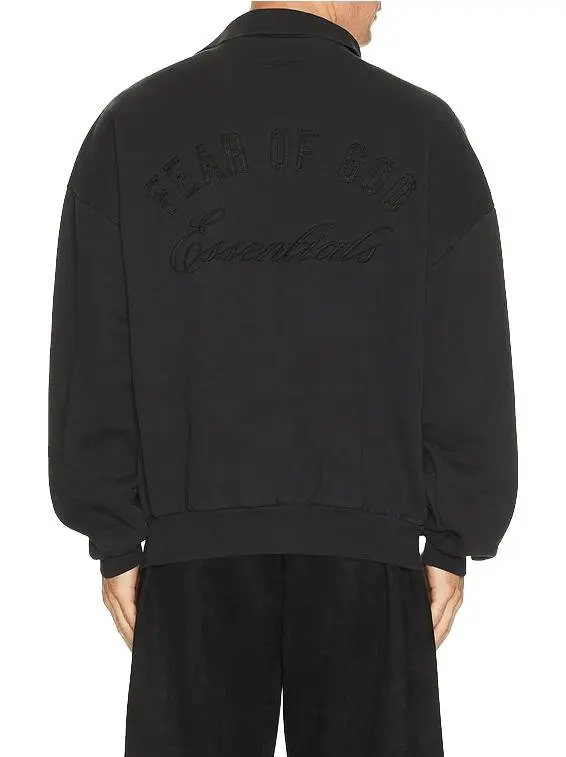 Fear Of God Classic Polo Sweatshirt - Vintage Black